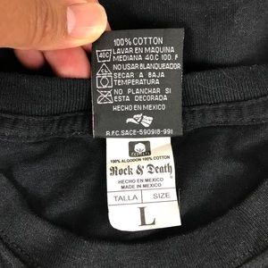 Rock & Death | Shirts | Metallica Embroidered Rock Death End Game Tshir ...